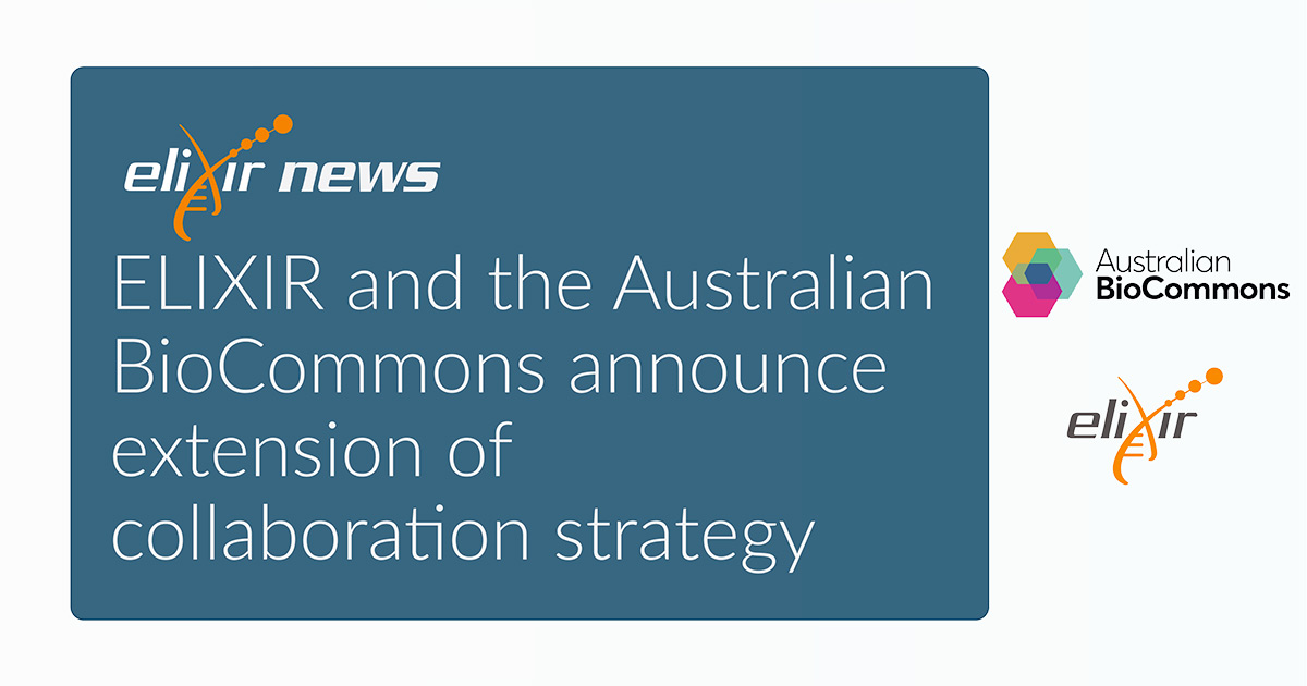 ELIXIR and the Australian BioCommons announce extension of collaboration strategy to 2028 | ELIXIR